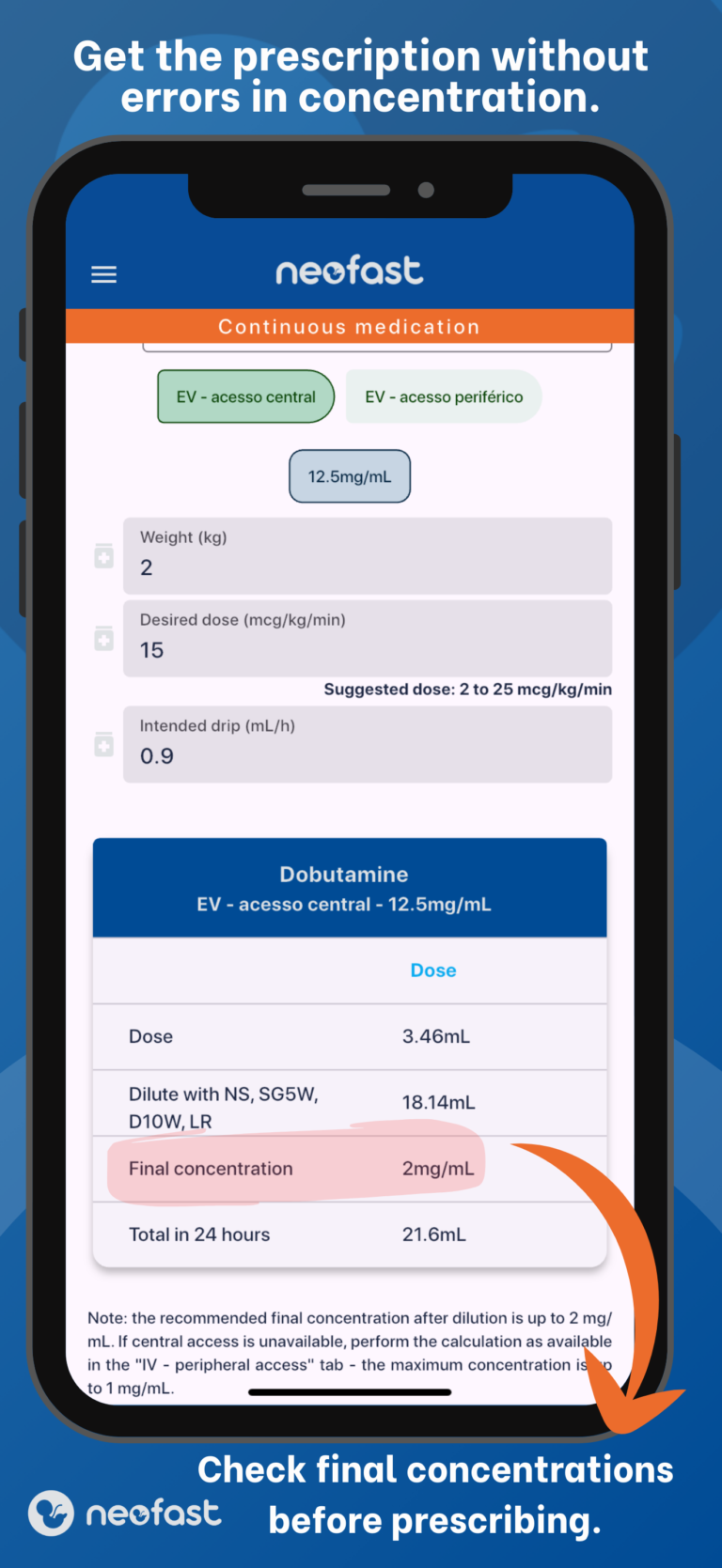 NeoFast – Prescribing tool - NeoFast: Neonatal Prescribing tool